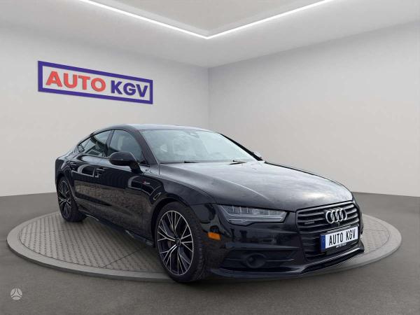 Black Audi A7 Sportback 2017 in Kaunas, with an engine capacity of 3.00 L and mileage of 219 thousand km for 19799 €, photo 7 on AUTOMOTO.COM.LV
