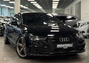 Melns Audi A7 Sportback 2017 Klaipėda, ar dzinēja tilpumu 3.00 L un nobraukumu 228 tūkst. km par 24750 €, foto 5 vietnē AUTOMOTO.COM.LV