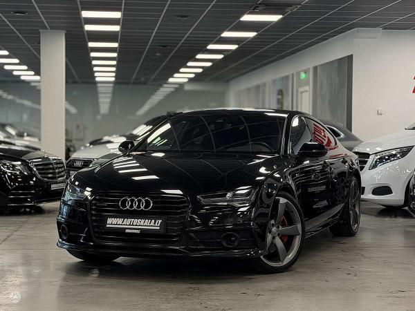 Black Audi A7 Sportback 2017 in Klaipeda, with an engine capacity of 3.00 L and mileage of 228 thousand km for 24750 €, photo 5 on AUTOMOTO.COM.LV