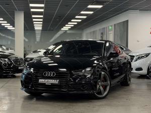 Melns Audi A7 Sportback 2017 Klaipėda, ar dzinēja tilpumu 3.00 L un nobraukumu 228 tūkst. km par 24750 €, foto 6 vietnē AUTOMOTO.COM.LV