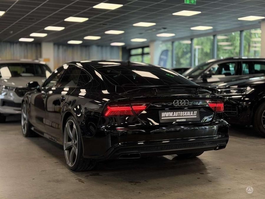 Melns Audi A7 Sportback 2017 Klaipėda, ar dzinēja tilpumu 3.00 L un nobraukumu 228 tūkst. km par 24750 €, foto 8 vietnē AUTOMOTO.COM.LV