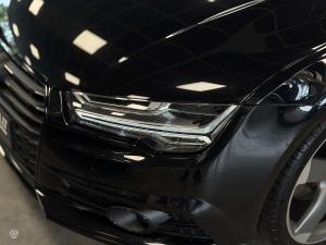 Melns Audi A7 Sportback 2017 Klaipėda, ar dzinēja tilpumu 3.00 L un nobraukumu 228 tūkst. km par 24750 €, foto 9 vietnē AUTOMOTO.COM.LV