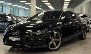 Melns Audi A7 Sportback 2017 Klaipėda, ar dzinēja tilpumu 3.00 L un nobraukumu 228 tūkst. km par 24750 €, foto 42 vietnē AUTOMOTO.COM.LV
