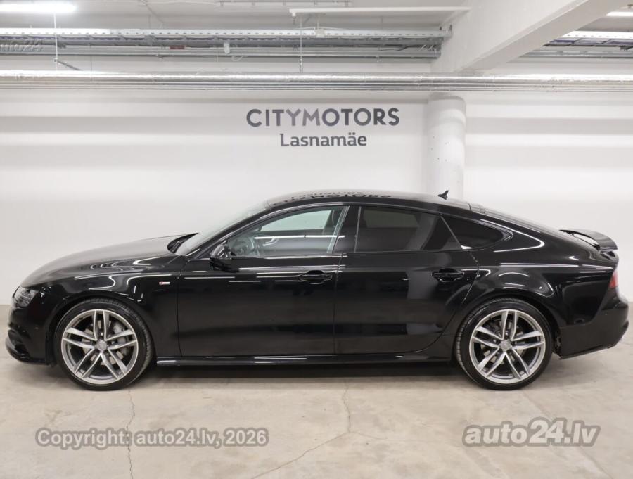 Black Audi A7 Sportback 2017 in Tallinn, with an engine capacity of 3.00 L and mileage of 172 thousand km for 23500 €, photo 3 on AUTOMOTO.COM.LV