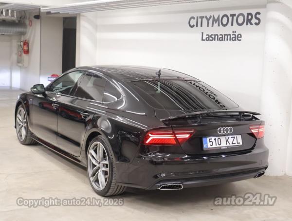 Melns Audi A7 Sportback 2017 Tallina, ar dzinēja tilpumu 3.00 L un nobraukumu 172 tūkst. km par 23500 €, foto 3 vietnē AUTOMOTO.COM.LV