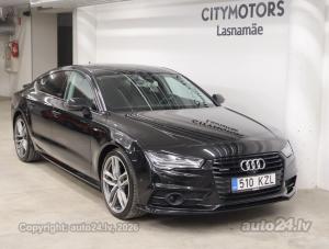 Black Audi A7 Sportback 2017 in Tallinn, with an engine capacity of 3.00 L and mileage of 172 thousand km for 23500 €, photo 5 on AUTOMOTO.COM.LV