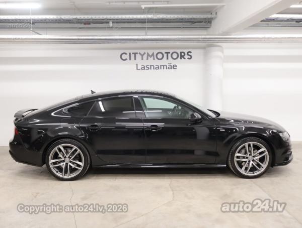Melns Audi A7 Sportback 2017 Tallina, ar dzinēja tilpumu 3.00 L un nobraukumu 172 tūkst. km par 23500 €, foto 5 vietnē AUTOMOTO.COM.LV