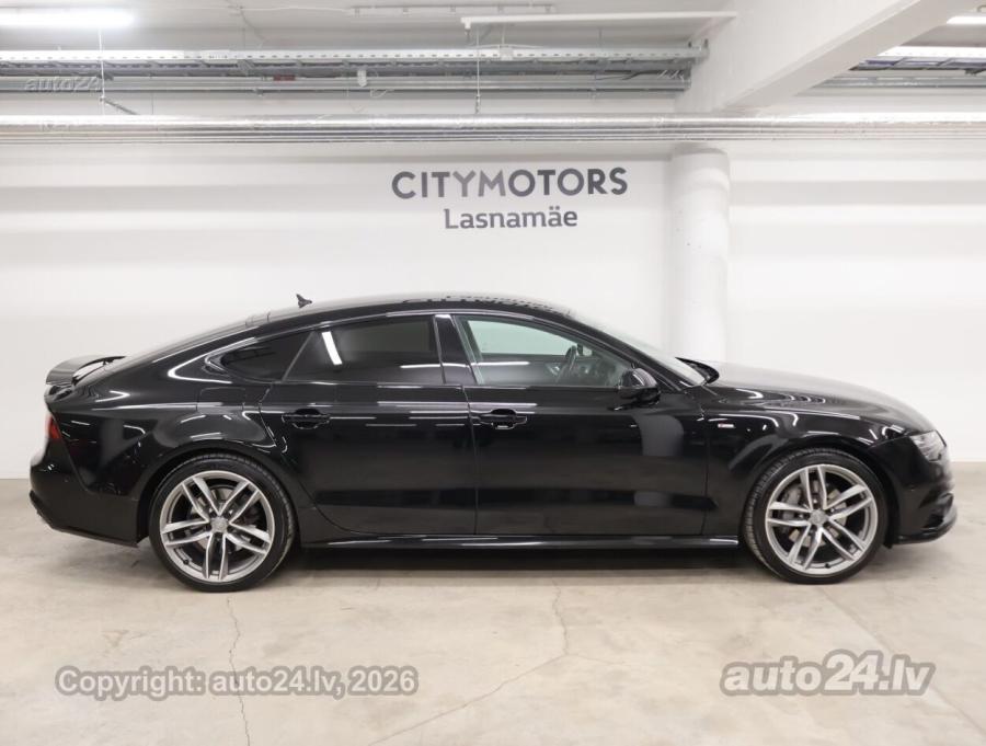 Black Audi A7 Sportback 2017 in Tallinn, with an engine capacity of 3.00 L and mileage of 172 thousand km for 23500 €, photo 6 on AUTOMOTO.COM.LV