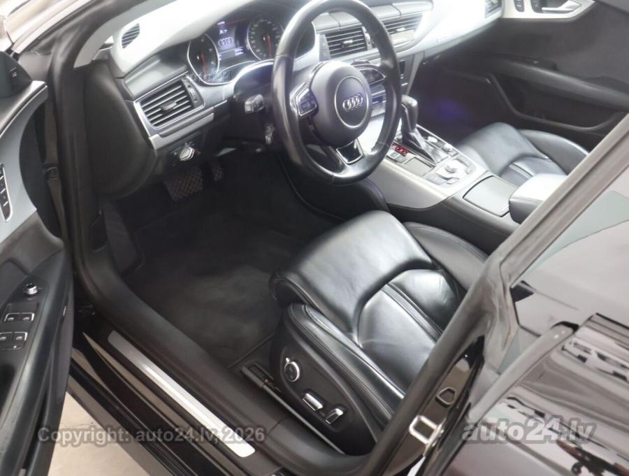 Black Audi A7 Sportback 2017 in Tallinn, with an engine capacity of 3.00 L and mileage of 172 thousand km for 23500 €, photo 11 on AUTOMOTO.COM.LV