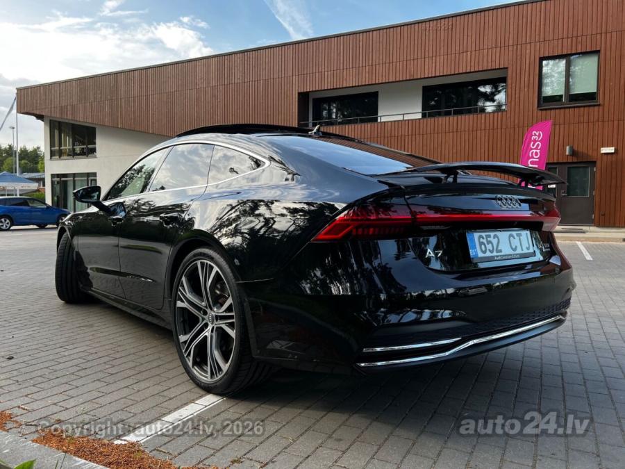 Melns Audi A7 Sportback 2018 Tallina, ar dzinēja tilpumu 3.00 L un nobraukumu 131 tūkst. km par 37500 €, foto 3 vietnē AUTOMOTO.COM.LV