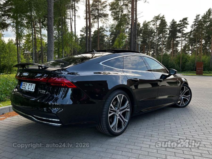 Melns Audi A7 Sportback 2018 Tallina, ar dzinēja tilpumu 3.00 L un nobraukumu 131 tūkst. km par 37500 €, foto 4 vietnē AUTOMOTO.COM.LV