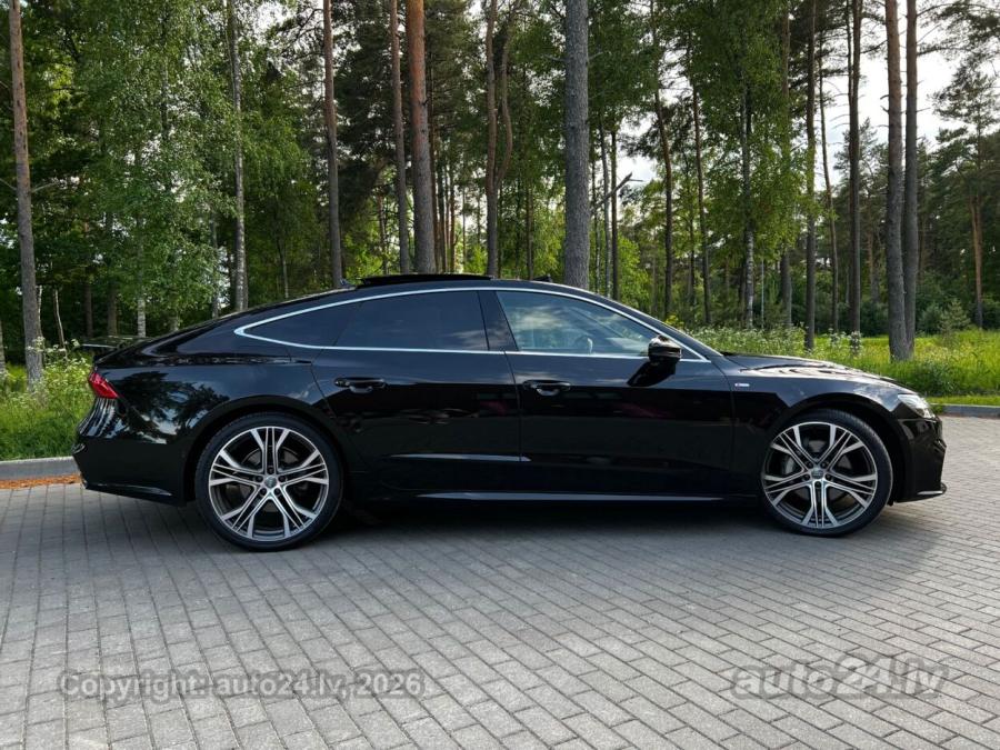 Melns Audi A7 Sportback 2018 Tallina, ar dzinēja tilpumu 3.00 L un nobraukumu 131 tūkst. km par 37500 €, foto 5 vietnē AUTOMOTO.COM.LV