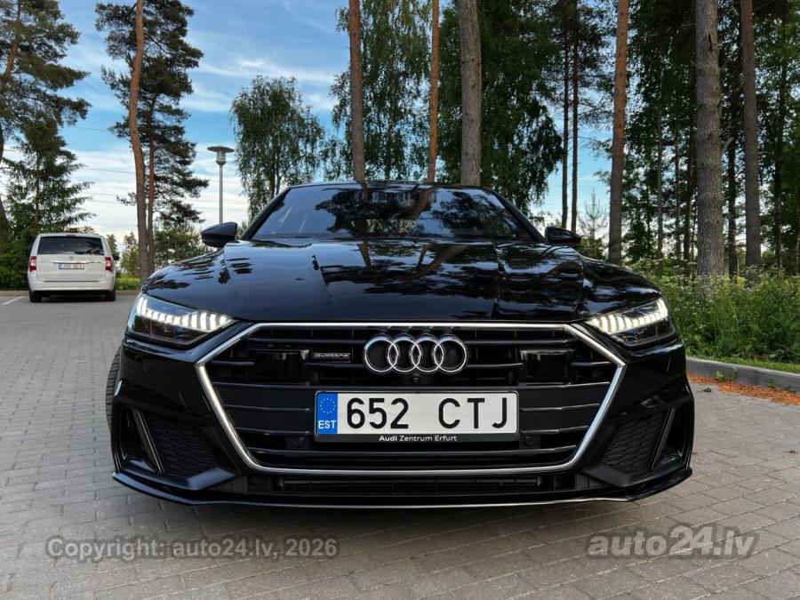 Melns Audi A7 Sportback 2018 Tallina, ar dzinēja tilpumu 3.00 L un nobraukumu 131 tūkst. km par 37500 €, foto 7 vietnē AUTOMOTO.COM.LV