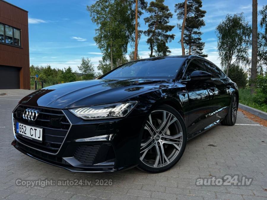 Melns Audi A7 Sportback 2018 Tallina, ar dzinēja tilpumu 3.00 L un nobraukumu 131 tūkst. km par 37500 €, foto 8 vietnē AUTOMOTO.COM.LV