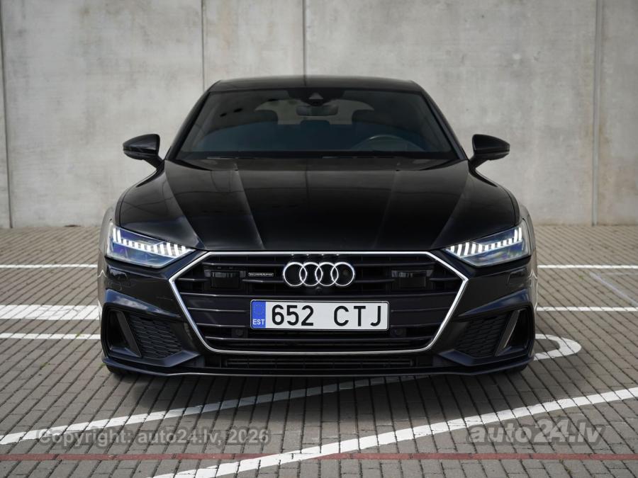 Black Audi A7 Sportback 2018 in Tallinn, with an engine capacity of 3.00 L and mileage of 133 thousand km for 35900 €, photo 3 on AUTOMOTO.COM.LV