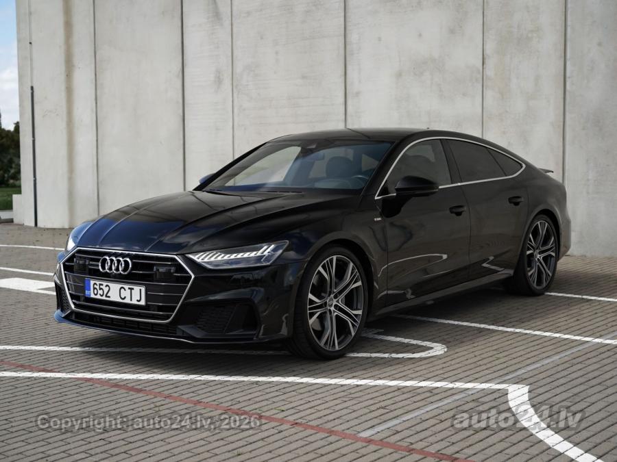 Black Audi A7 Sportback 2018 in Tallinn, with an engine capacity of 3.00 L and mileage of 133 thousand km for 35900 €, photo 4 on AUTOMOTO.COM.LV