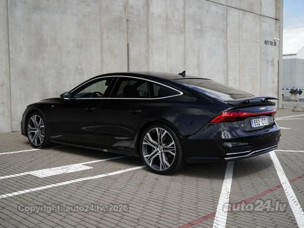 Black Audi A7 Sportback 2018 in Tallinn, with an engine capacity of 3.00 L and mileage of 133 thousand km for 35900 €, photo 7 on AUTOMOTO.COM.LV