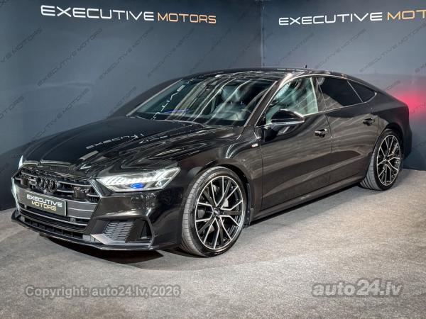 Black Audi A7 Sportback 2018 in Tallinn, with an engine capacity of 3.00 L and mileage of 110 thousand km for 37900 €, photo 1 on AUTOMOTO.COM.LV