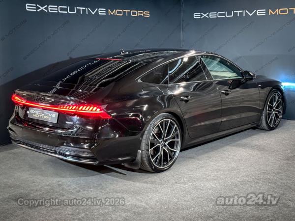 Black Audi A7 Sportback 2018 in Tallinn, with an engine capacity of 3.00 L and mileage of 110 thousand km for 37900 €, photo 2 on AUTOMOTO.COM.LV