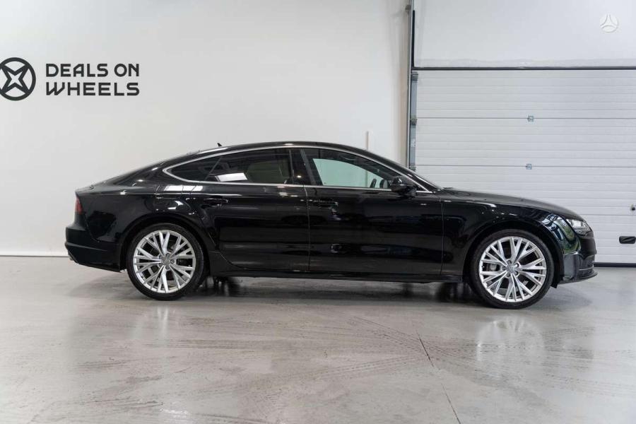 Melns Audi A7 Sportback 2018 Viļņa, ar dzinēja tilpumu 2.97 L un nobraukumu 235 tūkst. km par 19900 €, foto 4 vietnē AUTOMOTO.COM.LV