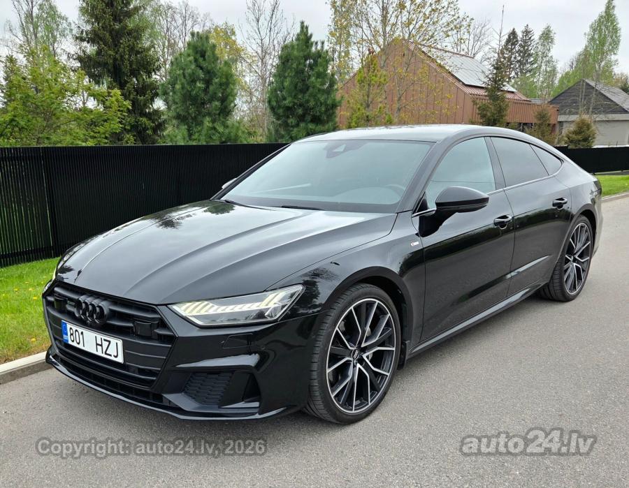 Black Audi A7 Sportback 2018 in Tallinn, with an engine capacity of 3.00 L and mileage of 175 thousand km for 34900 €, photo 1 on AUTOMOTO.COM.LV