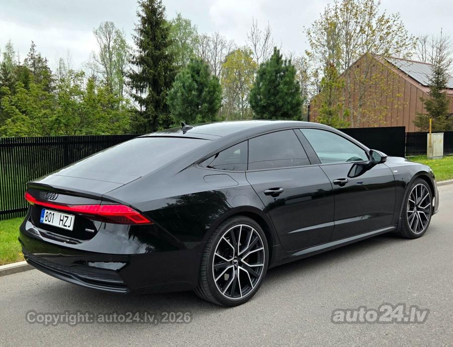 Black Audi A7 Sportback 2018 in Tallinn, with an engine capacity of 3.00 L and mileage of 175 thousand km for 34900 €, photo 7 on AUTOMOTO.COM.LV
