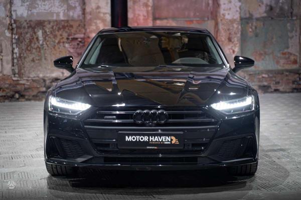 Black Audi A7 Sportback 2019 in Kaunas, with an engine capacity of 3.00 L and mileage of 123 thousand km for 34000 €, photo 2 on AUTOMOTO.COM.LV