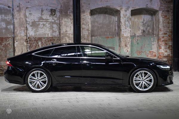 Black Audi A7 Sportback 2019 in Kaunas, with an engine capacity of 3.00 L and mileage of 123 thousand km for 34000 €, photo 4 on AUTOMOTO.COM.LV