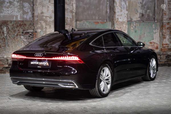 Black Audi A7 Sportback 2019 in Kaunas, with an engine capacity of 3.00 L and mileage of 123 thousand km for 34000 €, photo 5 on AUTOMOTO.COM.LV