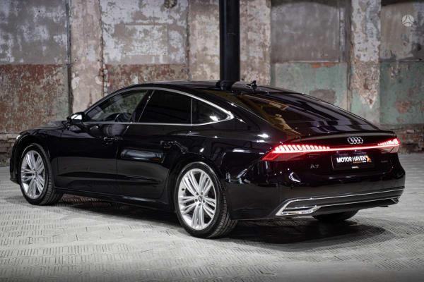 Black Audi A7 Sportback 2019 in Kaunas, with an engine capacity of 3.00 L and mileage of 123 thousand km for 34000 €, photo 7 on AUTOMOTO.COM.LV