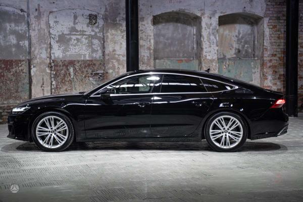 Black Audi A7 Sportback 2019 in Kaunas, with an engine capacity of 3.00 L and mileage of 123 thousand km for 34000 €, photo 8 on AUTOMOTO.COM.LV