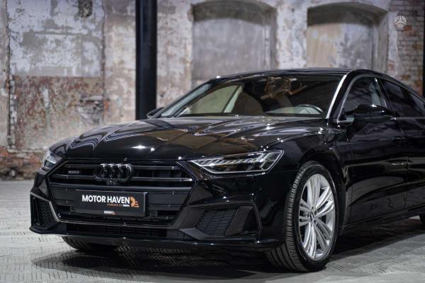 Black Audi A7 Sportback 2019 in Kaunas, with an engine capacity of 3.00 L and mileage of 123 thousand km for 34000 €, photo 9 on AUTOMOTO.COM.LV
