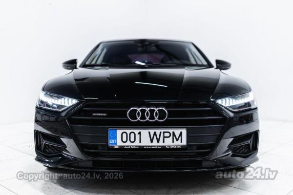 Melns Audi A7 Sportback 2019 Tallina, ar dzinēja tilpumu 3.00 L un nobraukumu 123 tūkst. km par 35000 €, foto 1 vietnē AUTOMOTO.COM.LV