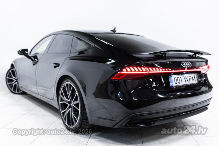 Black Audi A7 Sportback 2019 in Tallinn, with an engine capacity of 3.00 L and mileage of 123 thousand km for 35000 €, photo 3 on AUTOMOTO.COM.LV