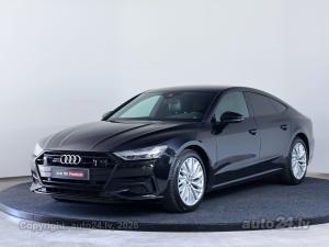 Melns Audi A7 Sportback 2019 Tallina, ar dzinēja tilpumu 3.00 L un nobraukumu 110 tūkst. km par 34000 €, foto  vietnē AUTOMOTO.COM.LV