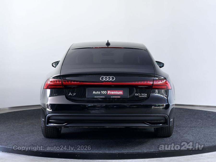 Black Audi A7 Sportback 2019 in Tallinn, with an engine capacity of 3.00 L and mileage of 110 thousand km for 34000 €, photo 6 on AUTOMOTO.COM.LV