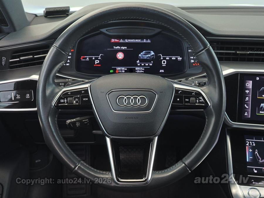 Black Audi A7 Sportback 2019 in Tallinn, with an engine capacity of 3.00 L and mileage of 110 thousand km for 34000 €, photo 20 on AUTOMOTO.COM.LV