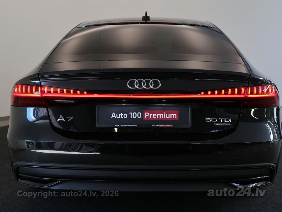Black Audi A7 Sportback 2019 in Tallinn, with an engine capacity of 3.00 L and mileage of 110 thousand km for 34000 €, photo 24 on AUTOMOTO.COM.LV