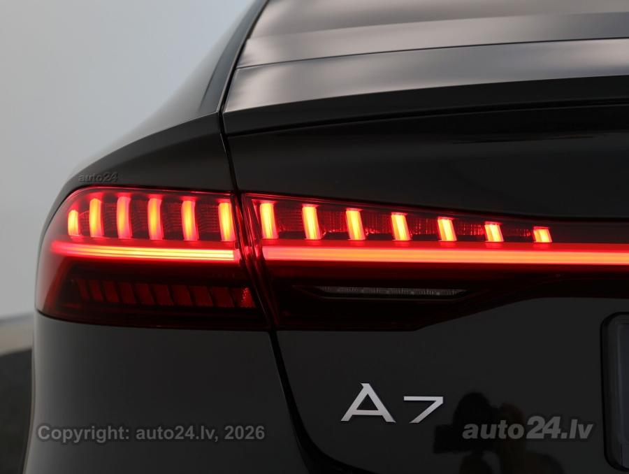 Black Audi A7 Sportback 2019 in Tallinn, with an engine capacity of 3.00 L and mileage of 110 thousand km for 34000 €, photo 25 on AUTOMOTO.COM.LV