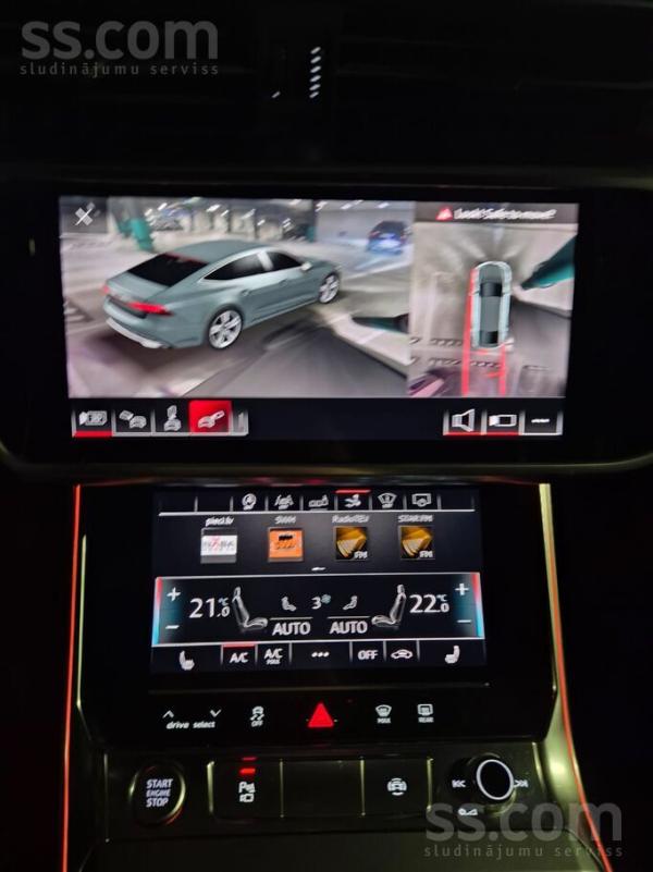 Black Audi A7 Sportback 2019 in Riga, with an engine capacity of 3.00 L and mileage of 121 thousand km for 32500 €, photo 4 on AUTOMOTO.COM.LV