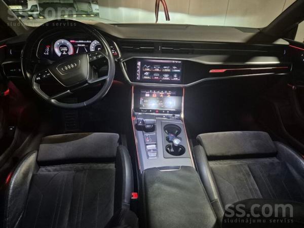 Black Audi A7 Sportback 2019 in Riga, with an engine capacity of 3.00 L and mileage of 121 thousand km for 32500 €, photo 10 on AUTOMOTO.COM.LV