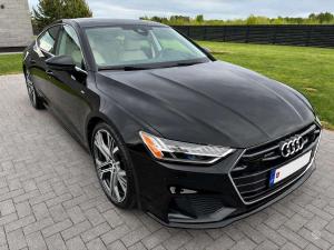 Black Audi A7 Sportback 2019 in Mazeikiai, with an engine capacity of 3.00 L and mileage of 239 thousand km for 31900 €, photo  on AUTOMOTO.COM.LV