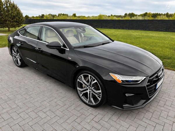 Melns Audi A7 Sportback 2019 Mažeikiai, ar dzinēja tilpumu 3.00 L un nobraukumu 239 tūkst. km par 31900 €, foto 2 vietnē AUTOMOTO.COM.LV