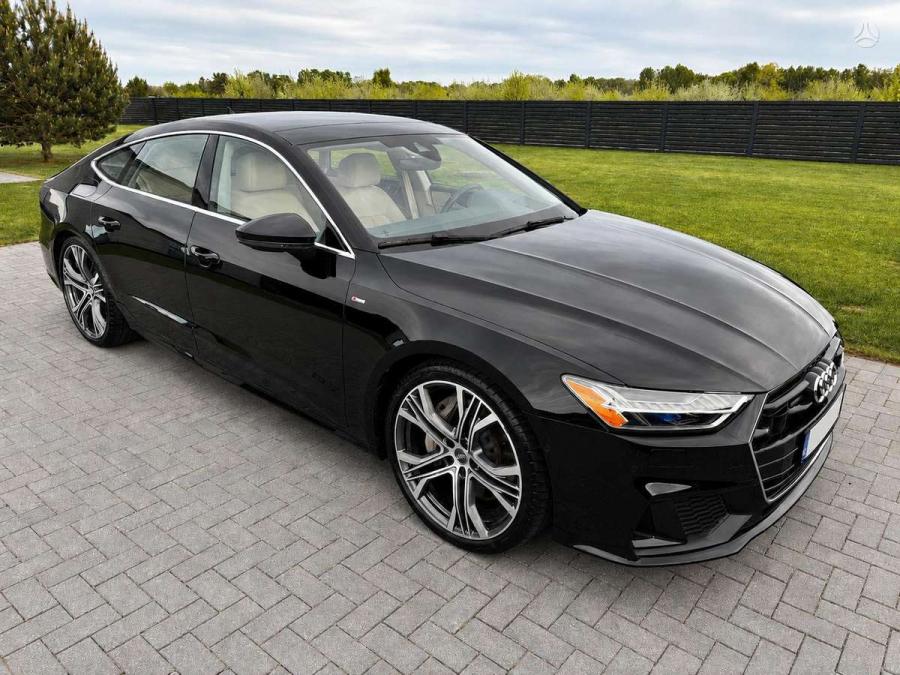 Melns Audi A7 Sportback 2019 Mažeikiai, ar dzinēja tilpumu 3.00 L un nobraukumu 239 tūkst. km par 31900 €, foto 3 vietnē AUTOMOTO.COM.LV