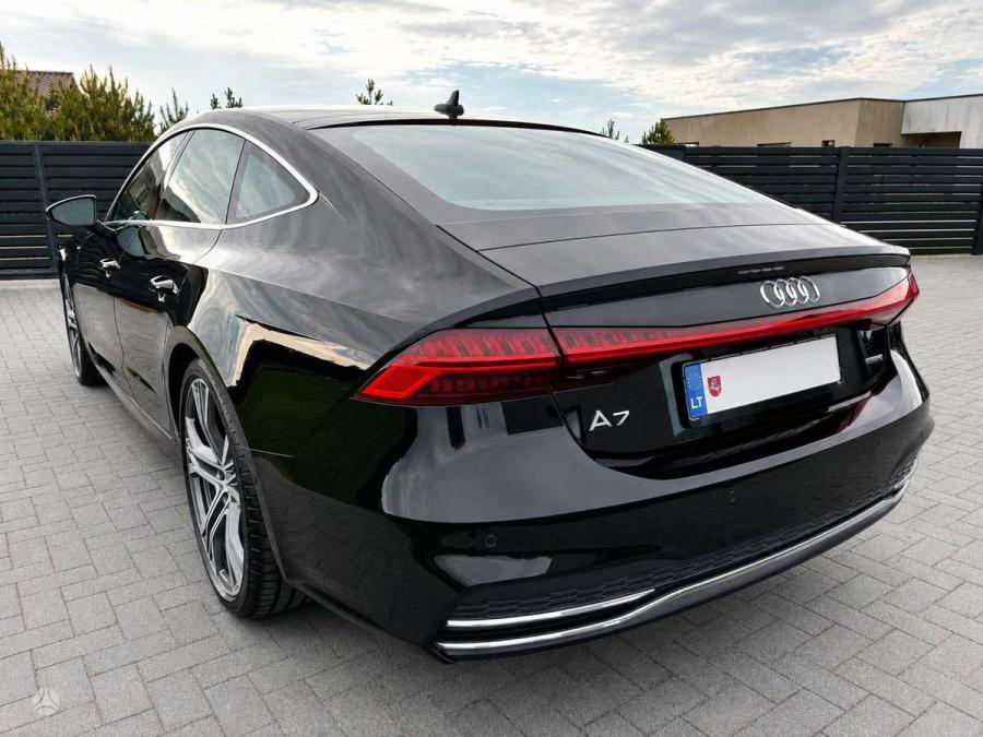 Melns Audi A7 Sportback 2019 Mažeikiai, ar dzinēja tilpumu 3.00 L un nobraukumu 239 tūkst. km par 31900 €, foto 6 vietnē AUTOMOTO.COM.LV
