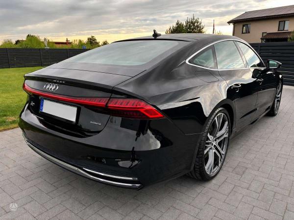 Melns Audi A7 Sportback 2019 Mažeikiai, ar dzinēja tilpumu 3.00 L un nobraukumu 239 tūkst. km par 31900 €, foto 6 vietnē AUTOMOTO.COM.LV