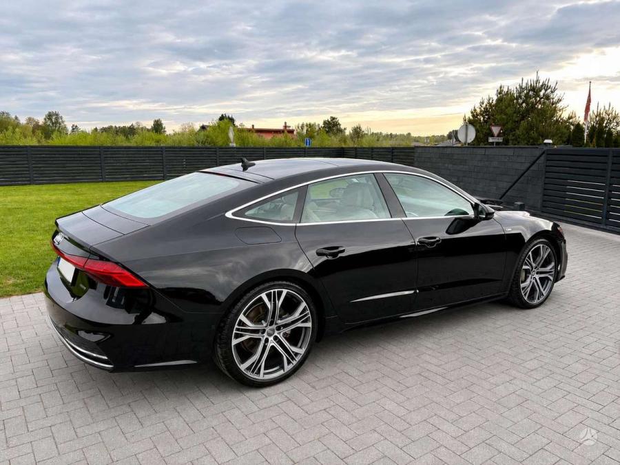 Melns Audi A7 Sportback 2019 Mažeikiai, ar dzinēja tilpumu 3.00 L un nobraukumu 239 tūkst. km par 31900 €, foto 9 vietnē AUTOMOTO.COM.LV