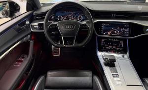 Black Audi A7 Sportback 2020 in Vilnius, with an engine capacity of 1.98 L and mileage of 104 thousand km for 46500 €, photo 9 on AUTOMOTO.COM.LV
