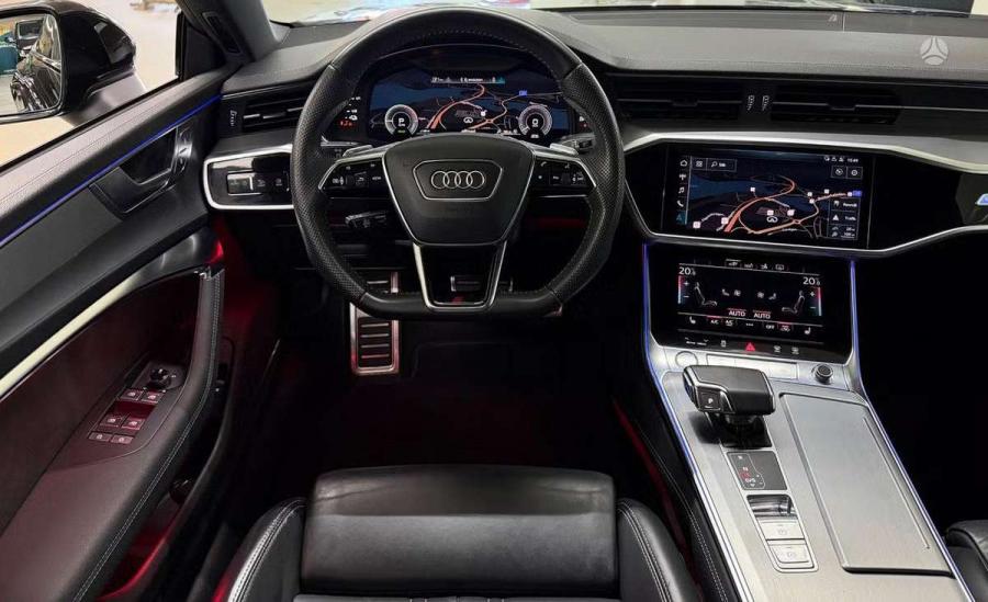 Black Audi A7 Sportback 2020 in Vilnius, with an engine capacity of 1.98 L and mileage of 104 thousand km for 46500 €, photo 9 on AUTOMOTO.COM.LV