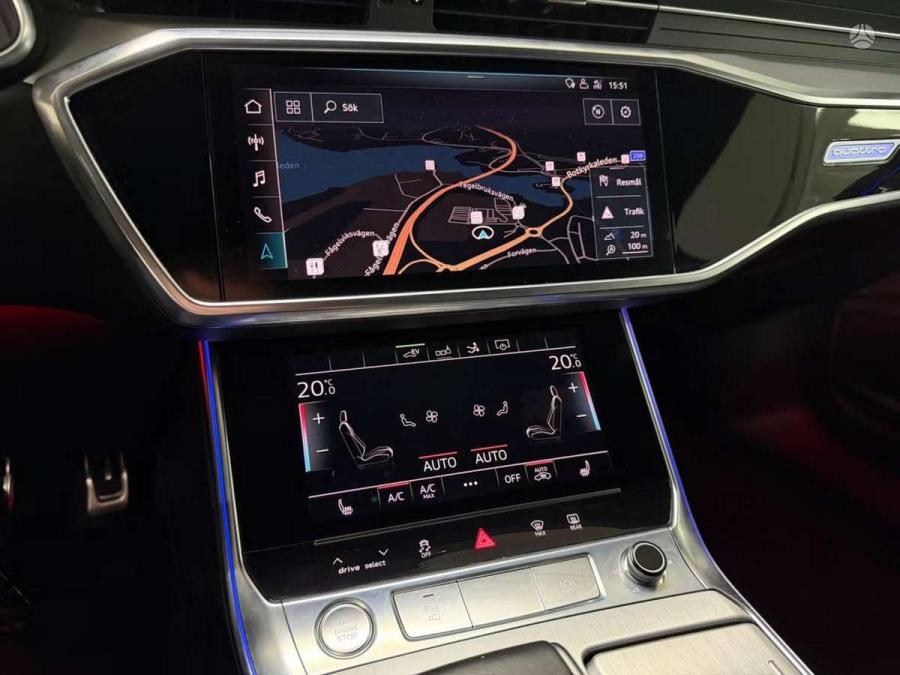Black Audi A7 Sportback 2020 in Vilnius, with an engine capacity of 1.98 L and mileage of 104 thousand km for 46500 €, photo 14 on AUTOMOTO.COM.LV